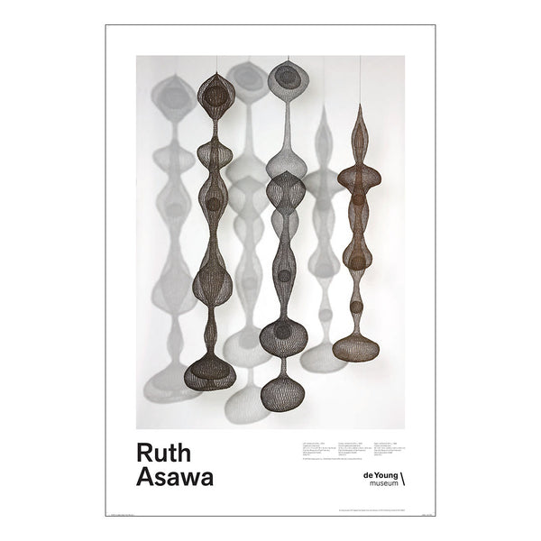 Ruth Asawa Untitled Sculptures Poster - de Young & Legion of Honor ...