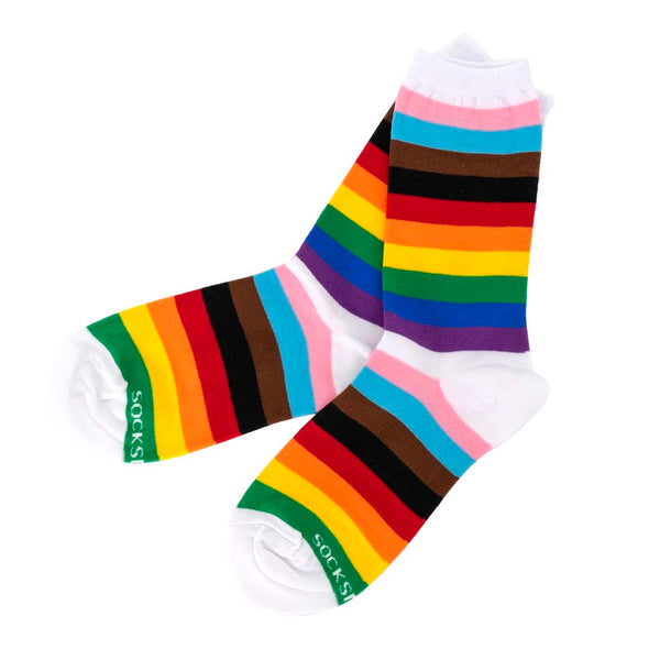 Progress Stripes Women's Socks - de Young & Legion of Honor Museum Stores