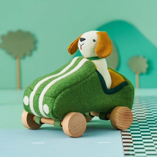 Raceboy Holdie Dog-Go Plush - de Young & Legion of Honor Museum Stores