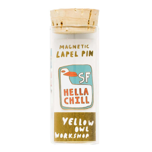 SF Hella Chill Lapel Pin - de Young & Legion of Honor Museum Stores