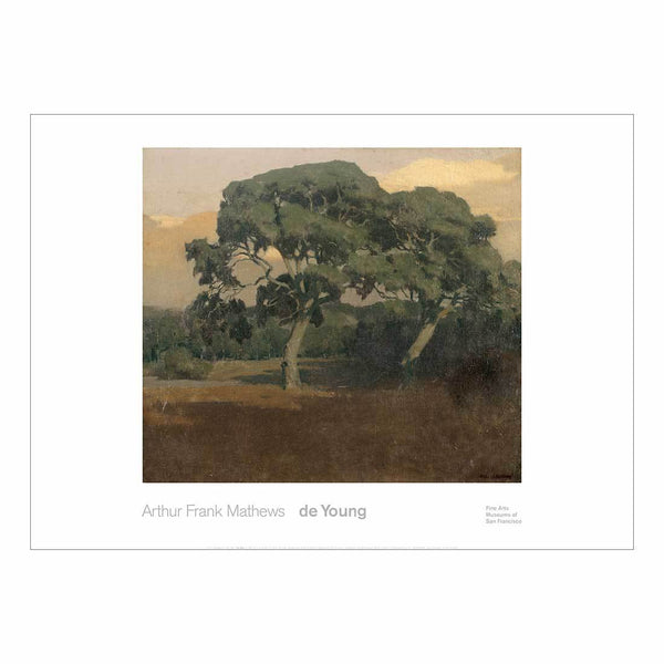 Arthur Frank Mathews The Oaks Poster - de Young & Legion of Honor ...